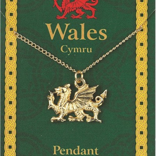 Gold Welsh Necklace - Etsy