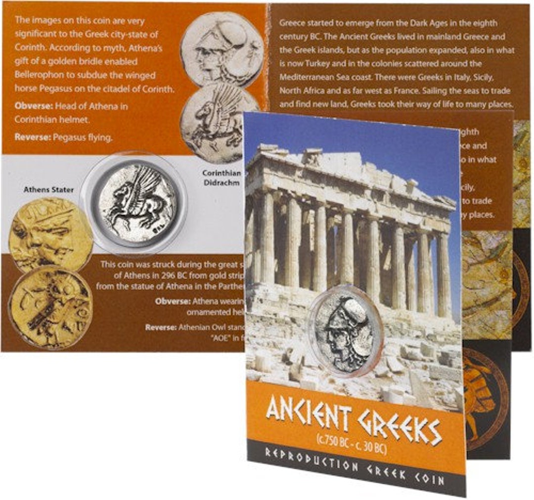Greek Corinthian Didrachm Coin Pack - Etsy