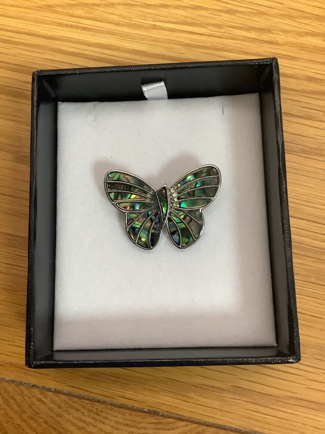 Paua Shell Elegant Butterfly Brooch - Etsy