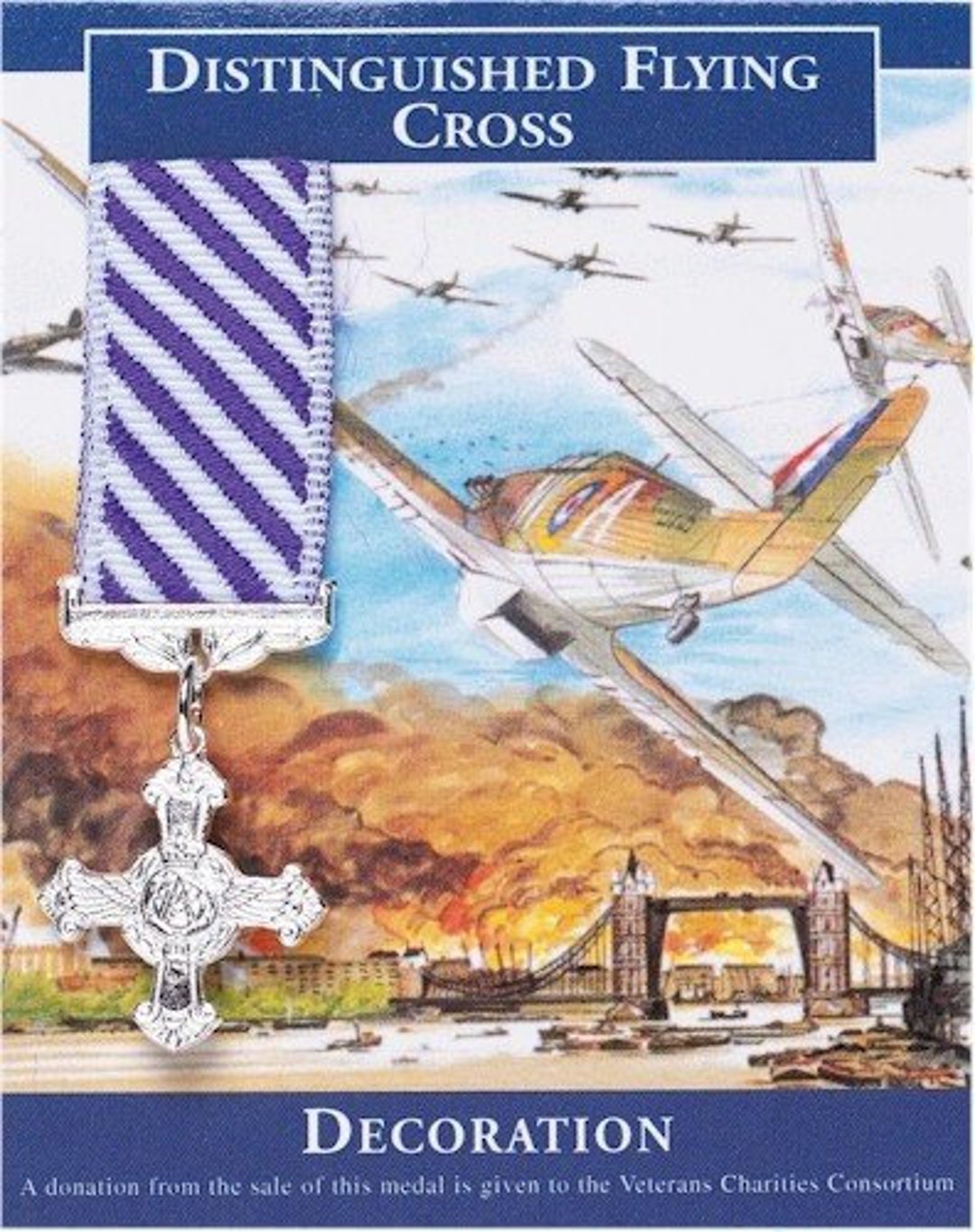 Distinguished Flying Cross Medal Reproduction Miniature Medal - Etsy