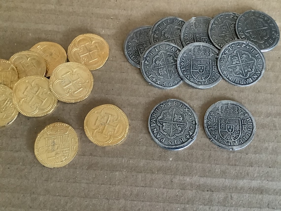 Old Gold Pirate Coins