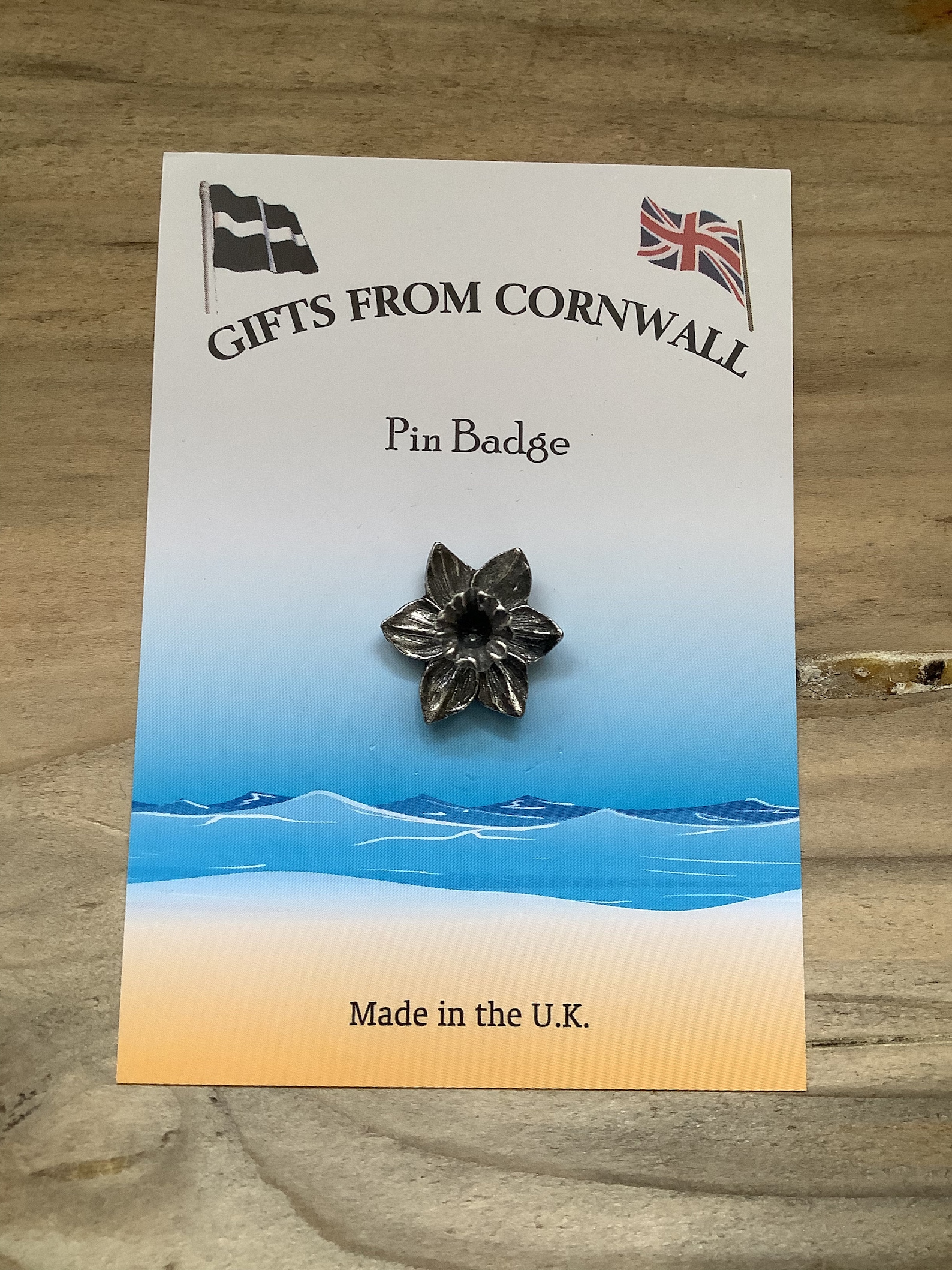 Welsh Daffodil Silver Pewter Pin Badge WDAFPPIN - Etsy UK