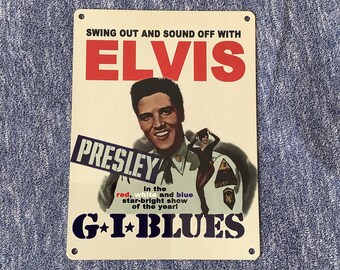 Elvis Metal Sign | Etsy