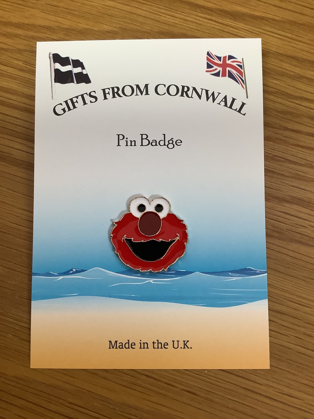 Elmo / Sesame Street Pin Badge - Etsy