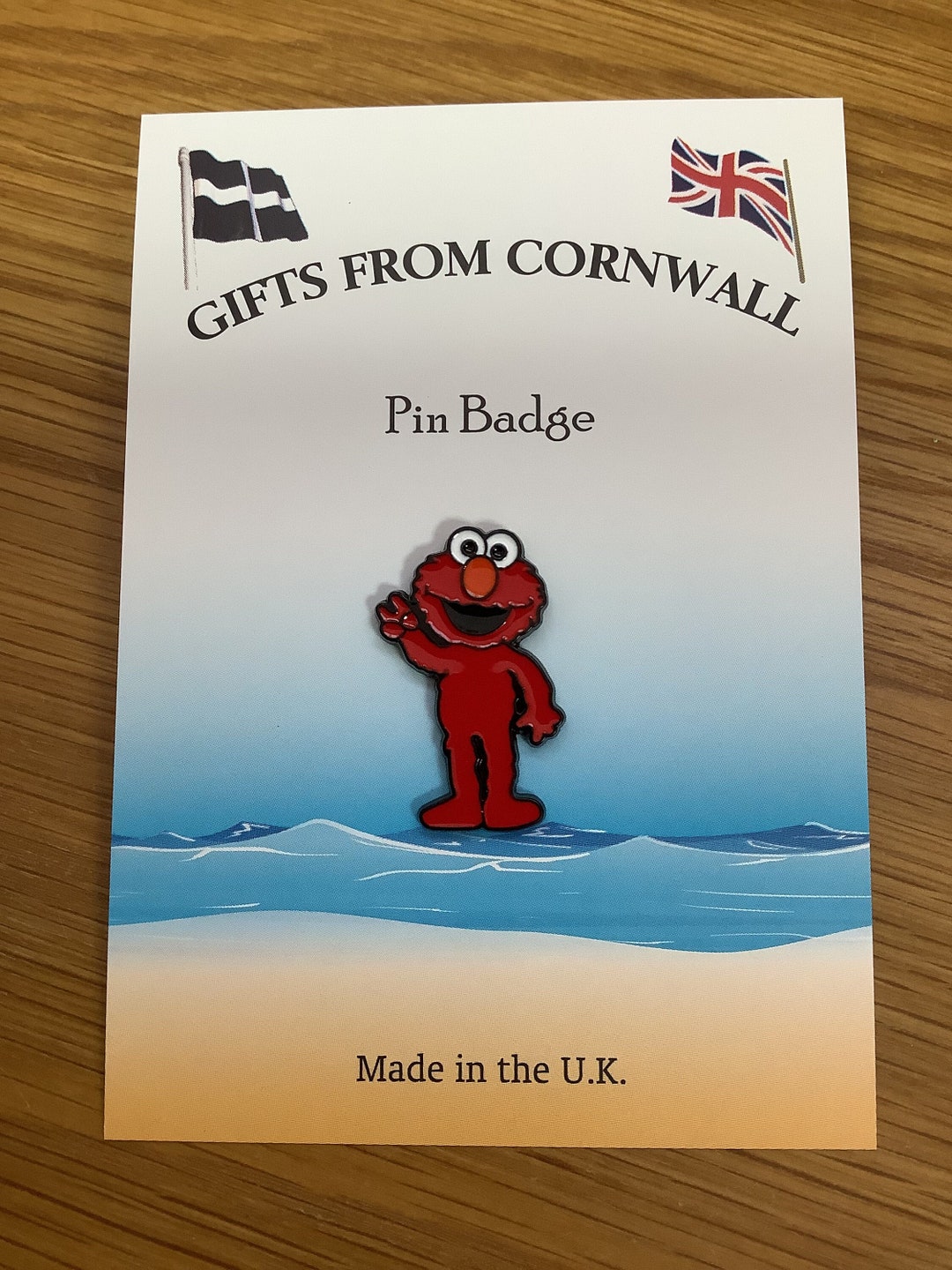 Elmo / Sesame Street Pin Badge - Etsy