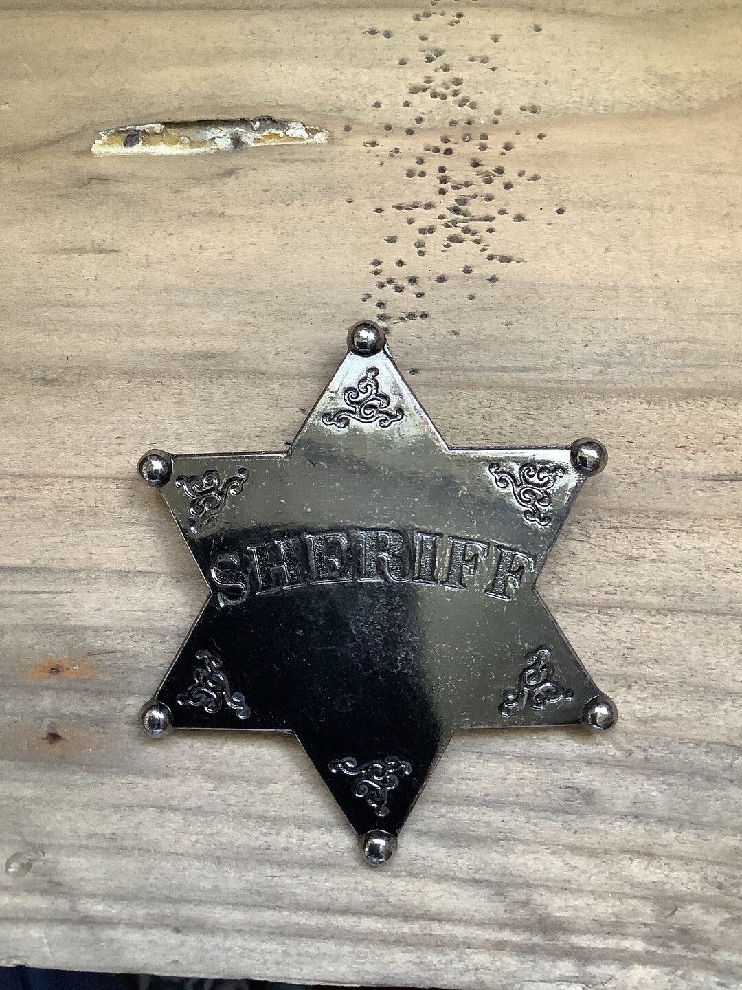 Wild West Silver Sheriff Badge / Shield Quality Metal Reproduction - Etsy