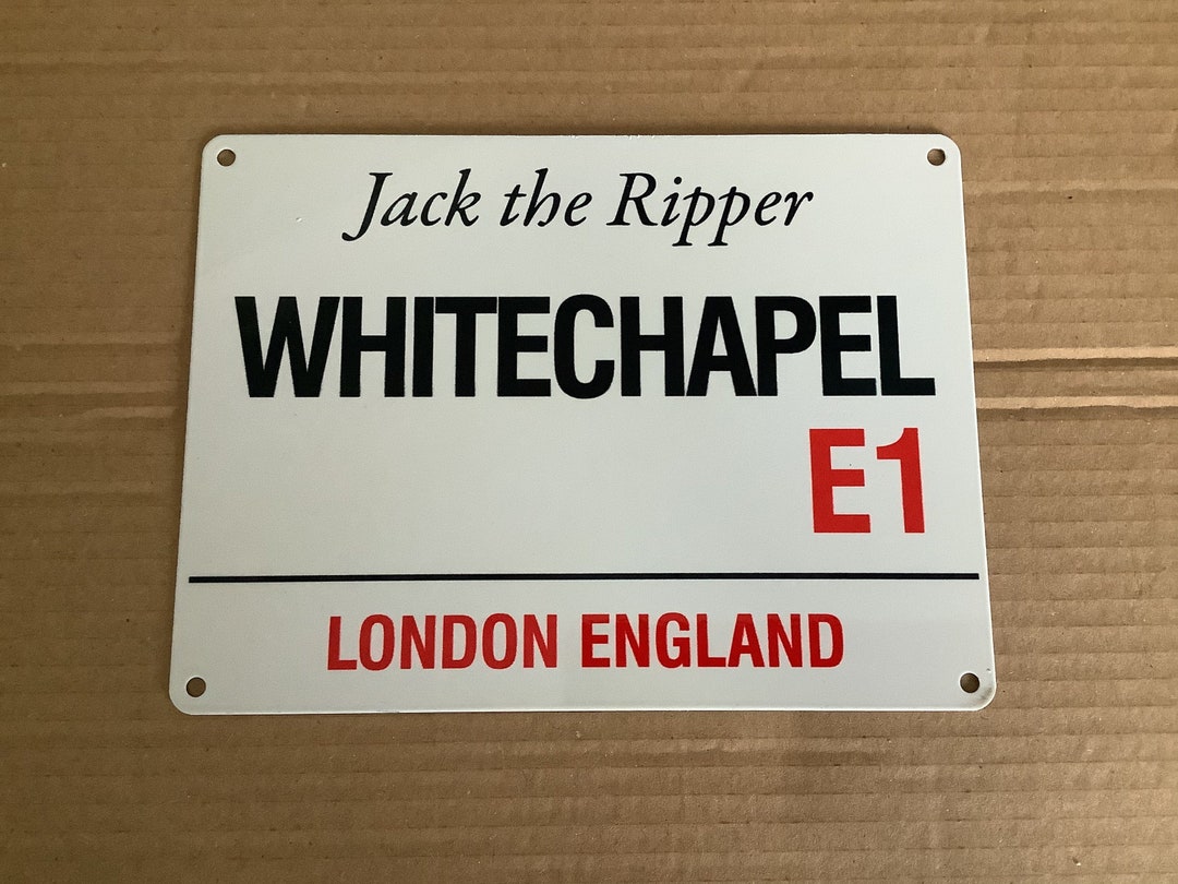 Whitechapel London Metal Wall Hanging Street Sign - Etsy