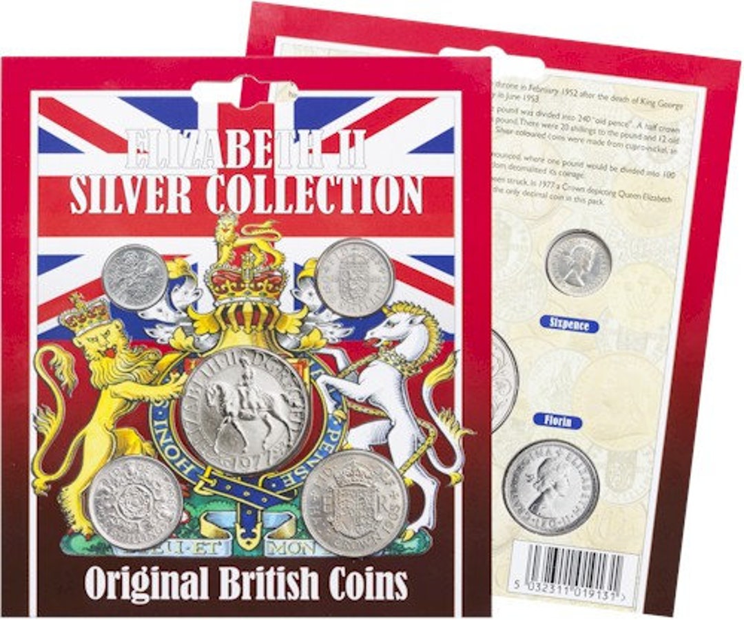 Elizabeth 11 Silver Coin Collection Pack - Etsy