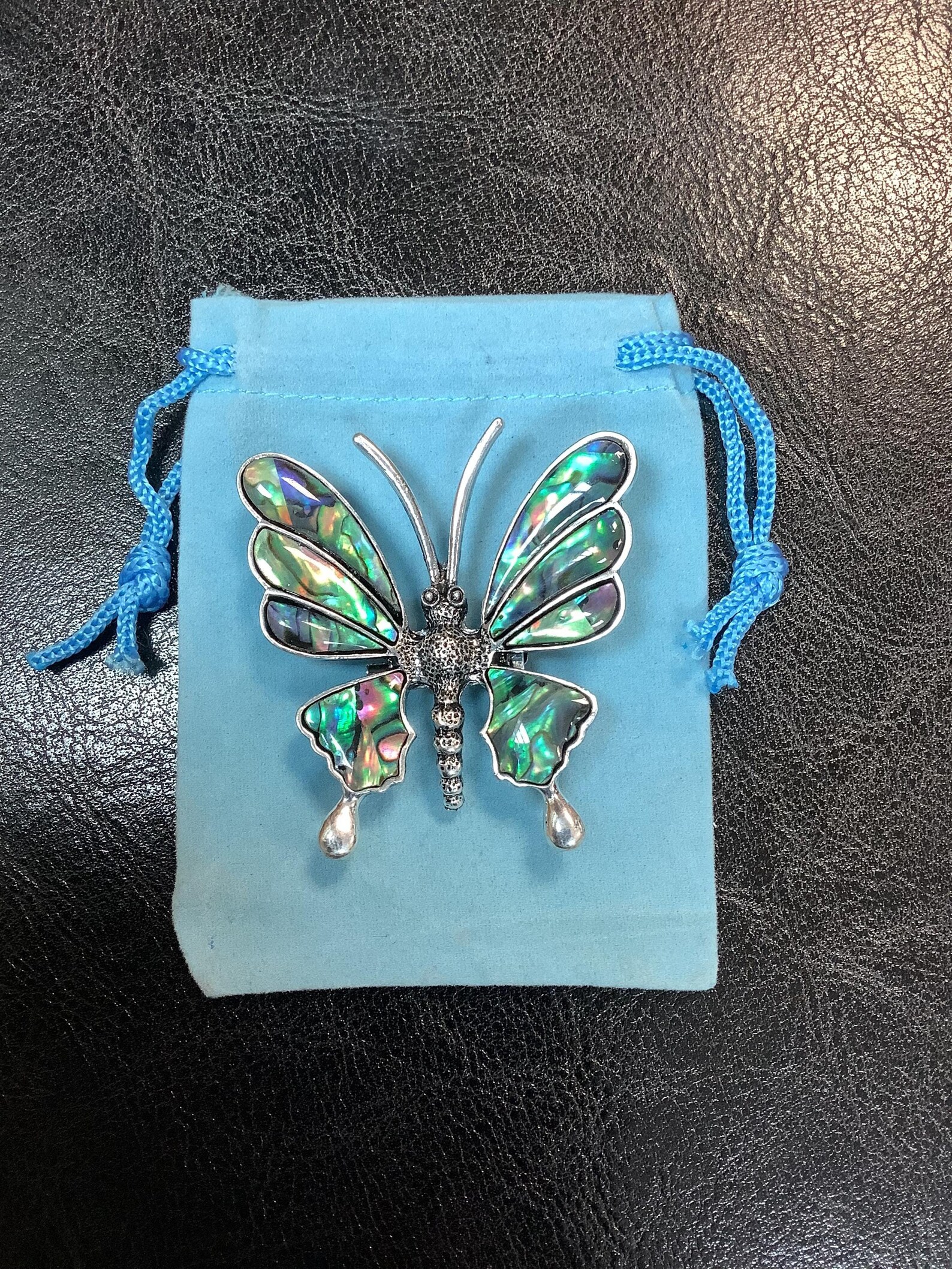 Butterfly Abalone Shell Brooch - Etsy