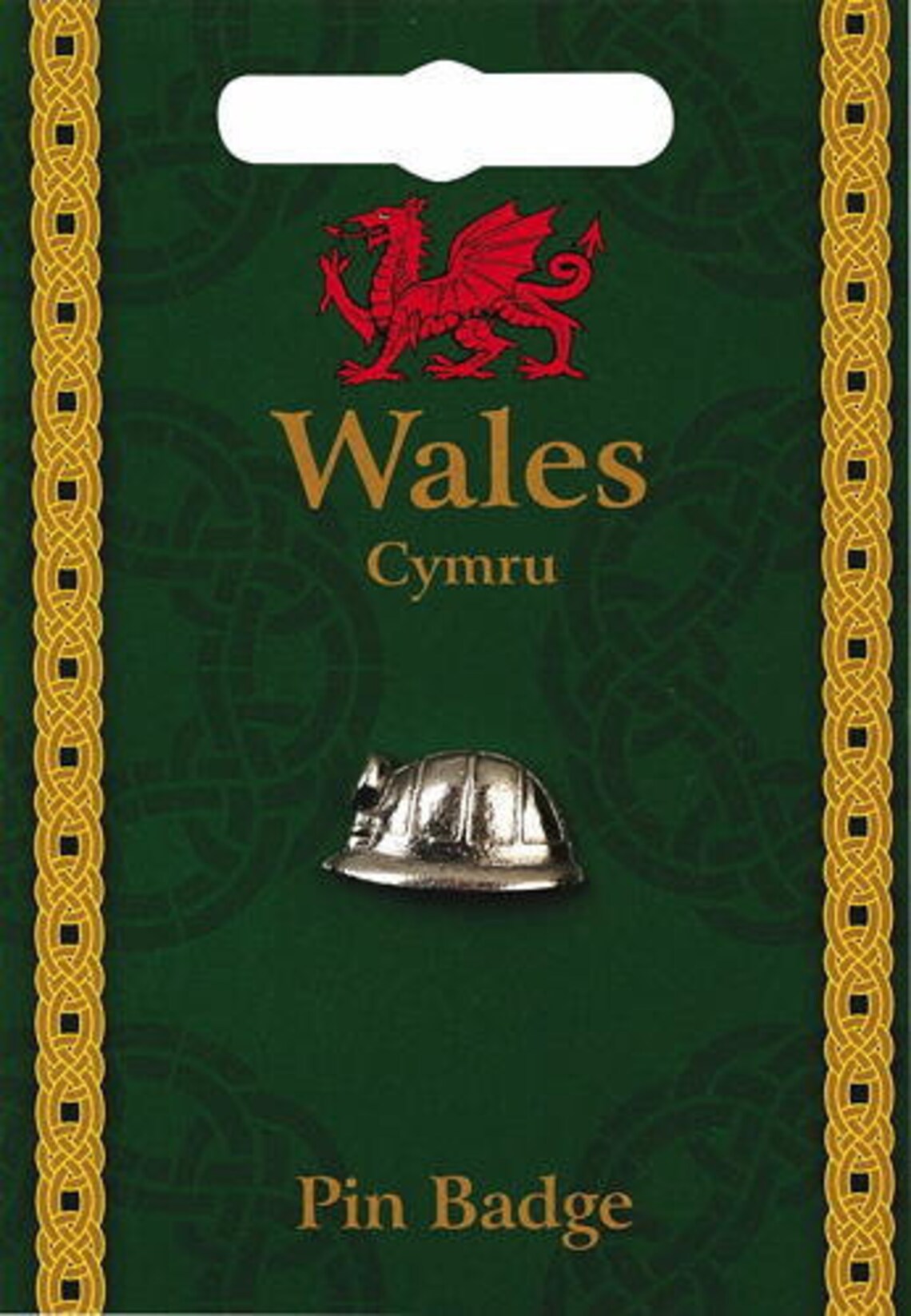 Welsh Miner's Helmet Pewter Pin Badge - Etsy UK