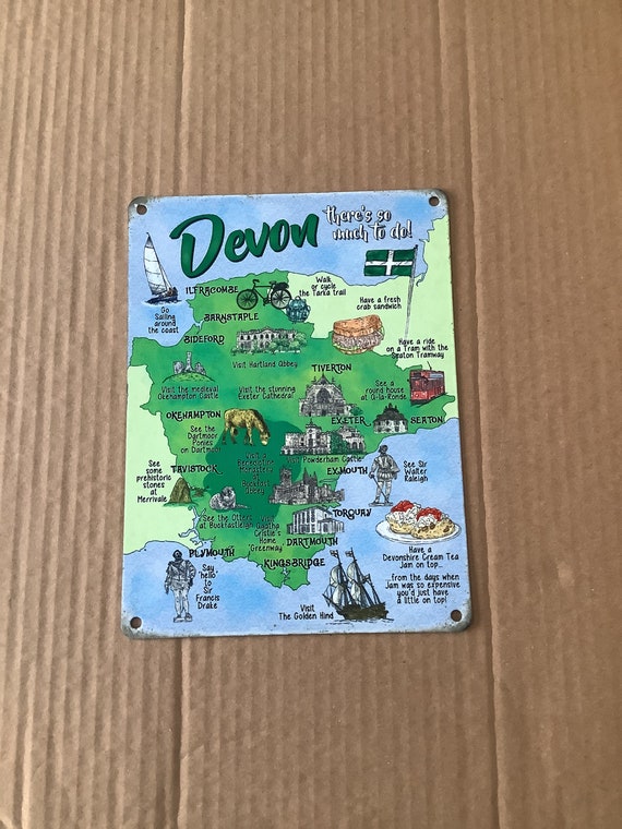 Devon Metal Wall Hanging Sign - Etsy