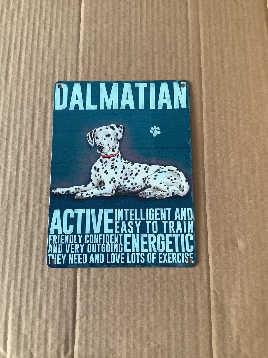 Dalmatian Metal Wall Hanging Sign - Etsy