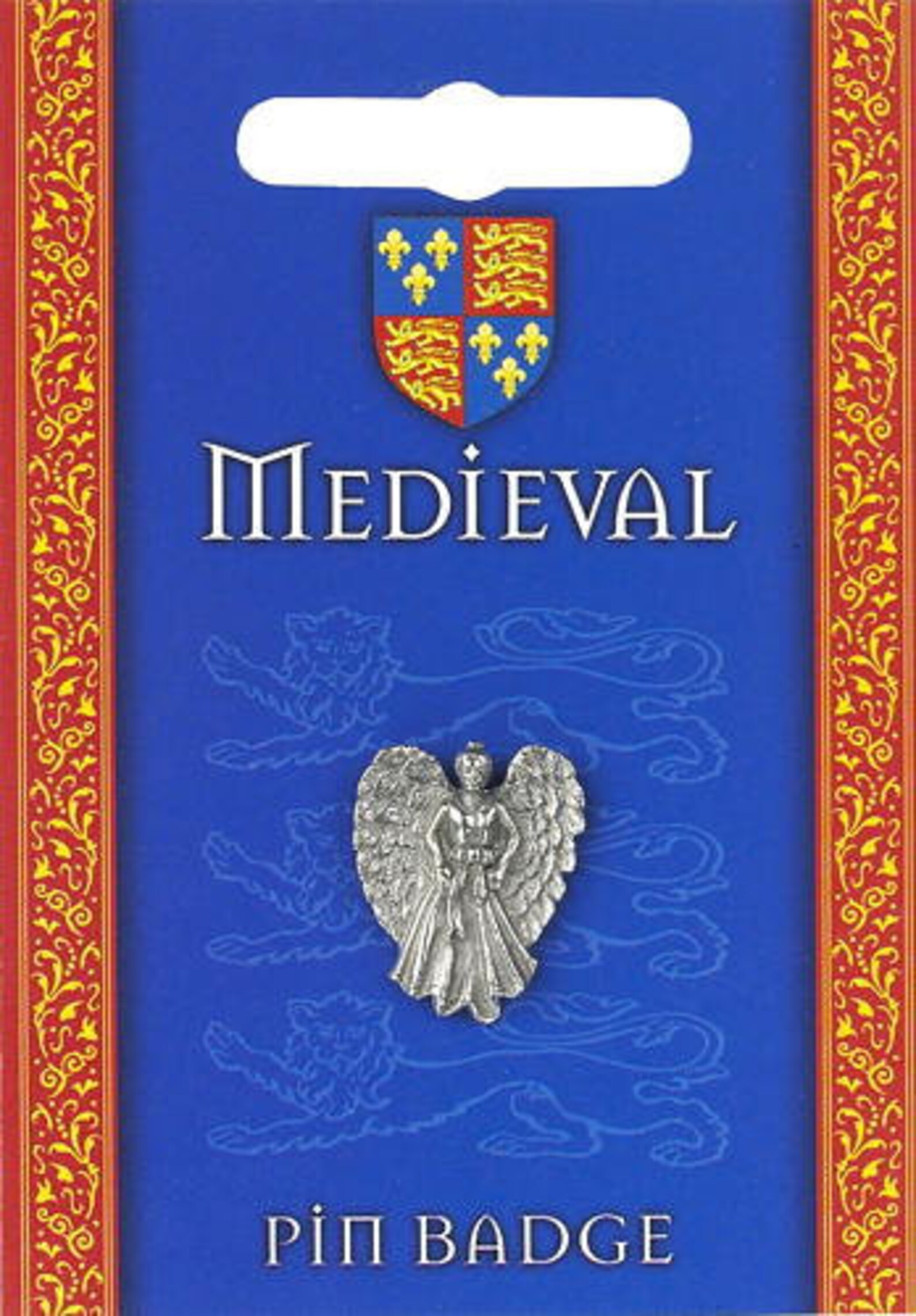 Insignia medieval Angel Pewter Pin - Etsy España