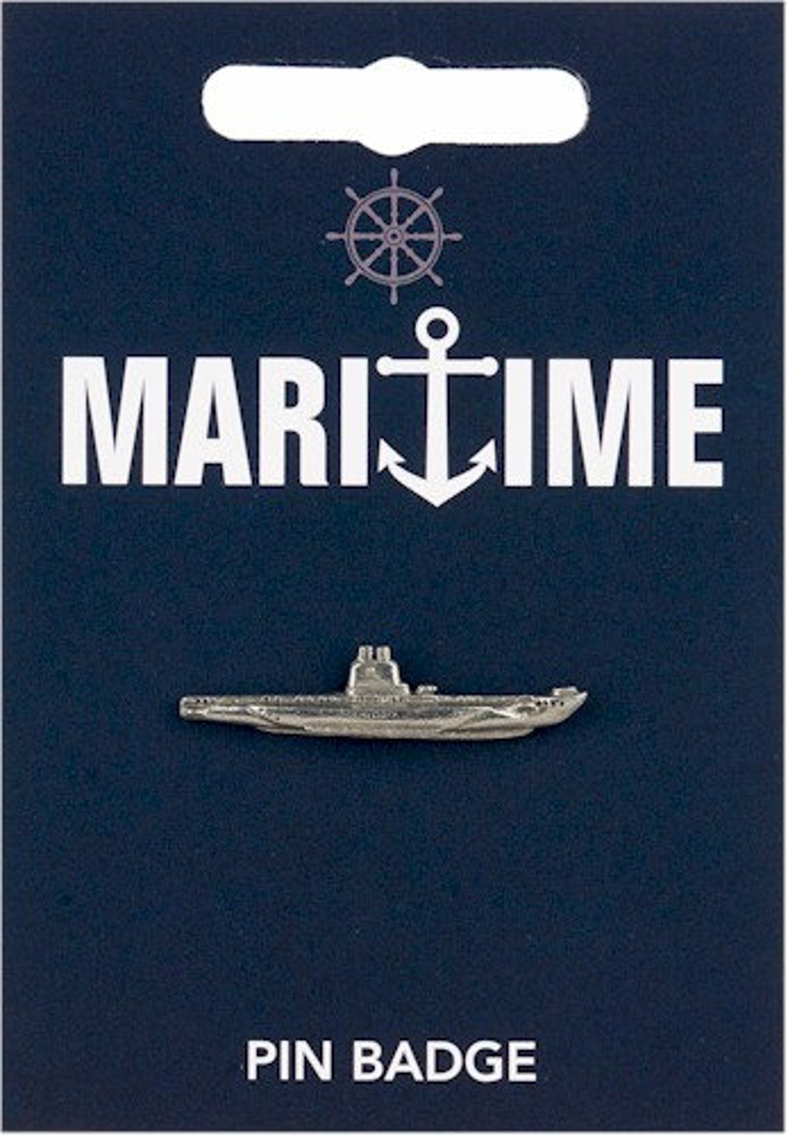 Submarine Pewter Pin Badge - Etsy