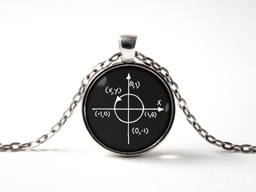 Math Teacher Gift Necklace Math Jewelry Algebra Pendant Math Themed ...