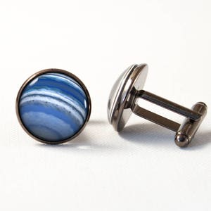 Neptune Cuff Links Neptune Jewelry Solar System Space Cufflinks Space ...