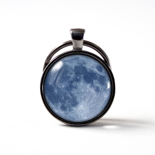 Full Moon Keychain - Etsy