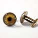 Hazel Human Eyes Cufflinks Brown Eye Cuff Links Eyeball Eye Jewelry ...