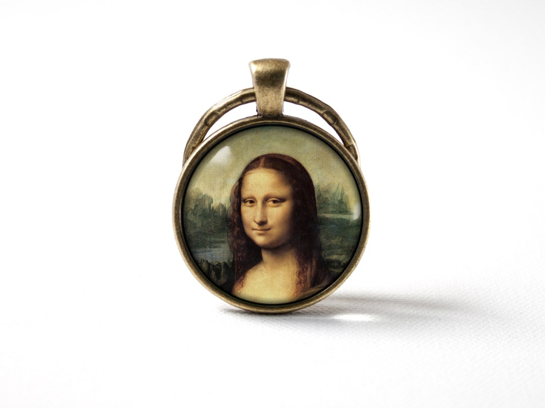 Mona Lisa Keyring Da Vinci Keychain Art Jewellery Leonardo Da Vinci Key ...