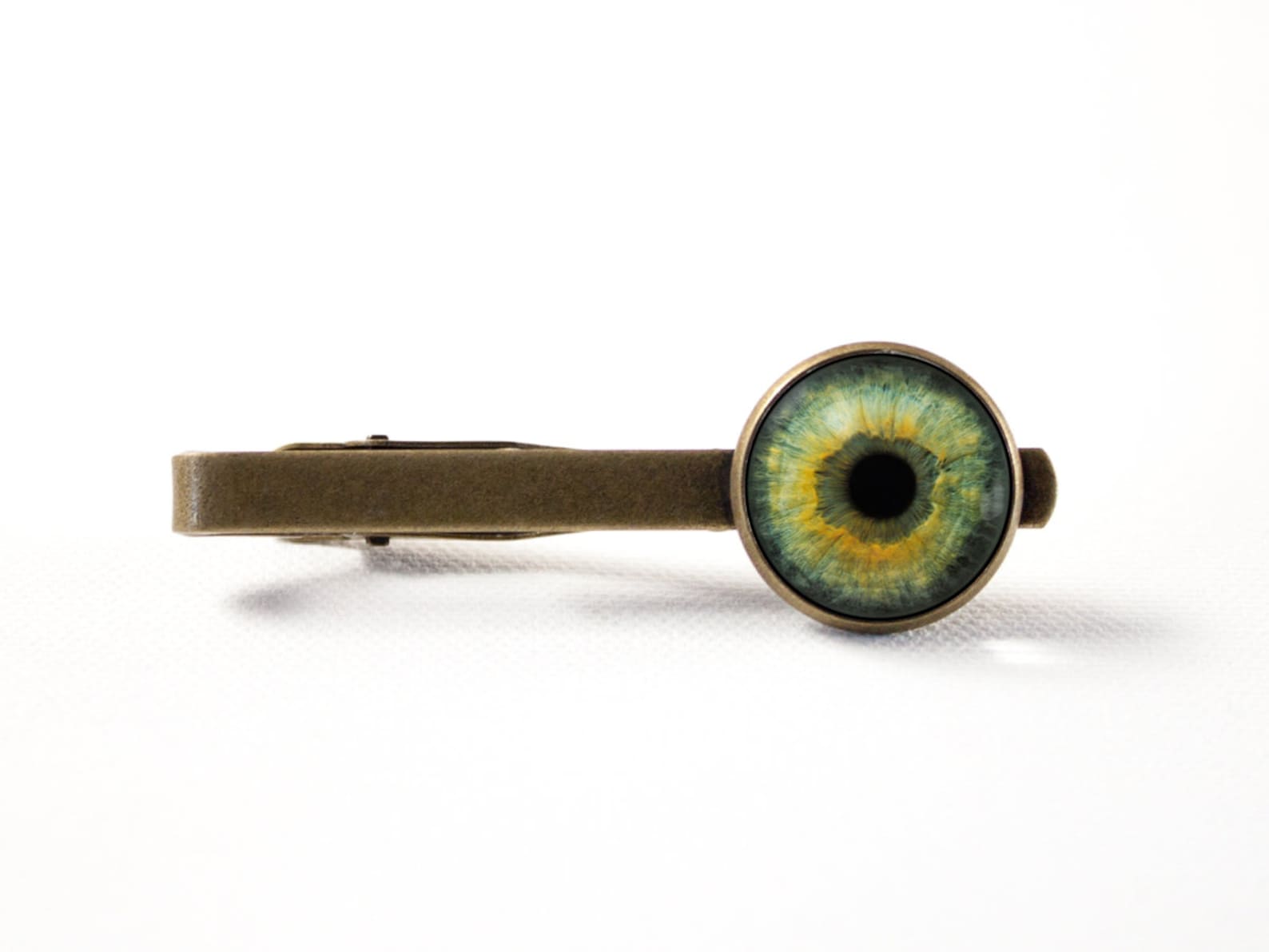Green Eyes Tie Bar Eye Tie Clip Ophthalmologist Gift Human Eye Eyeball ...
