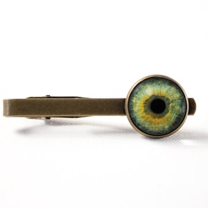 Green Eyes Tie Bar Eye Tie Clip Ophthalmologist Gift Human Eye Eyeball ...
