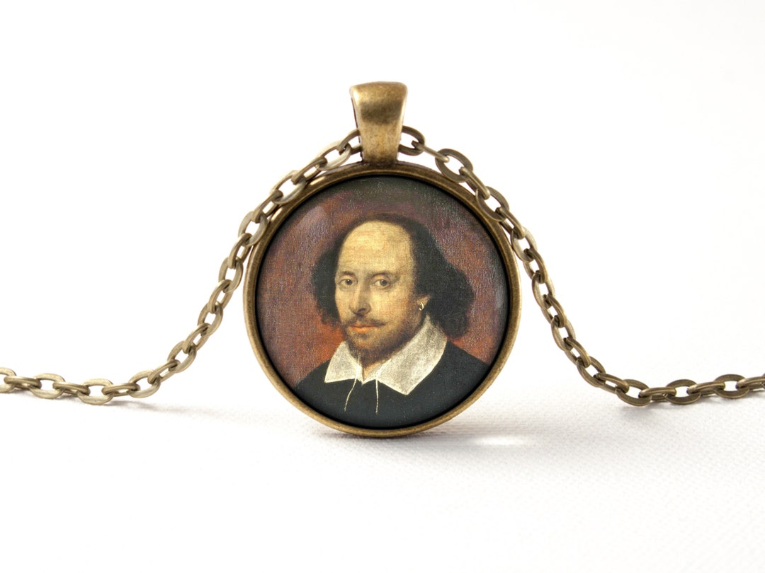 Shakespeare Necklace William Shakespeare Art Jewellery Book Art ...