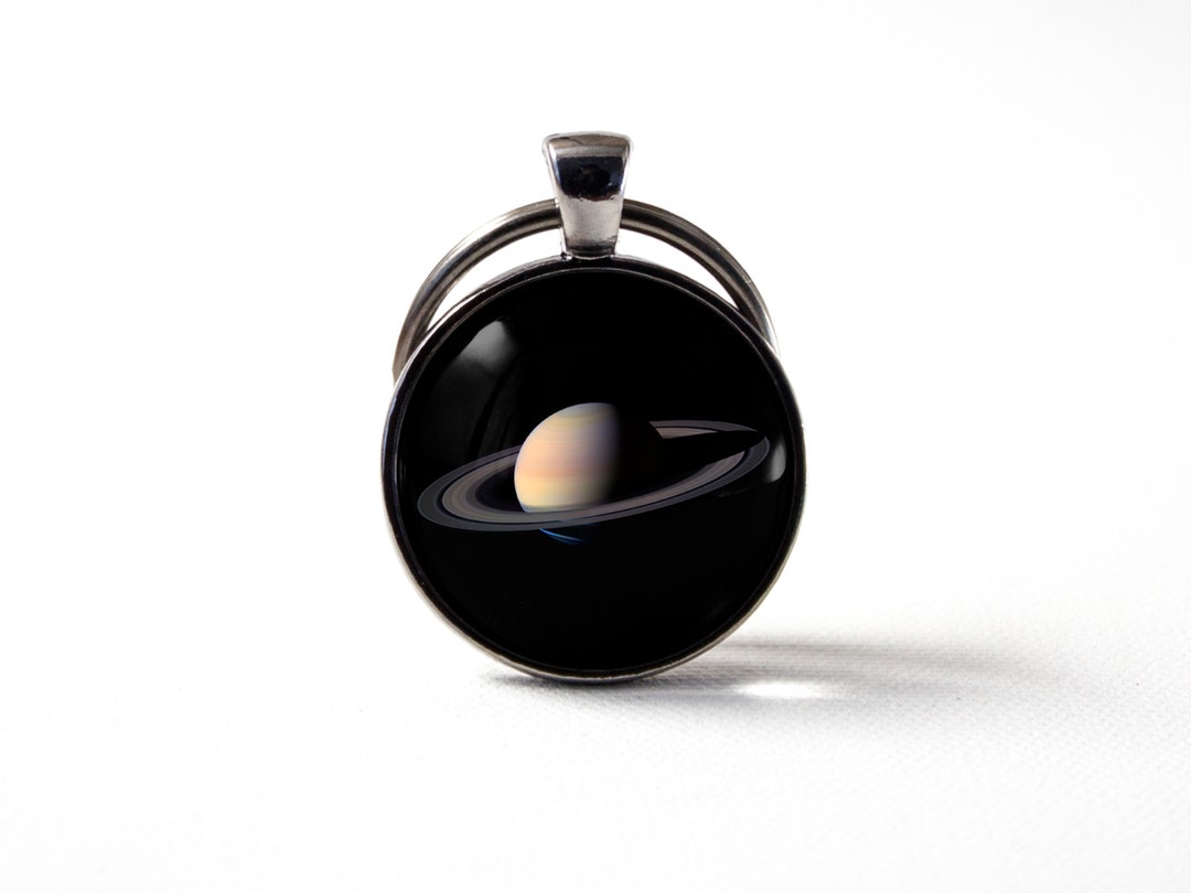 Saturn Keychain Celestial Key Chains Saturn Jewelry Space Planets ...