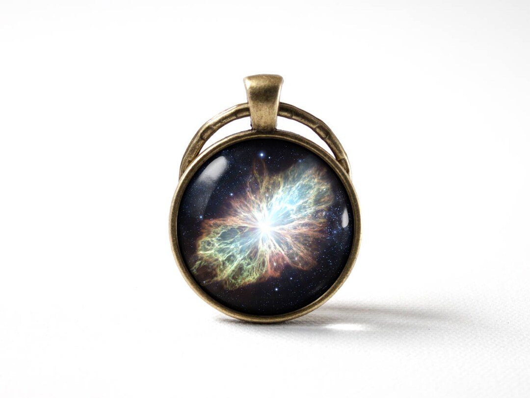 Galaxy Keychain Nebula Keyring Universe Jewelry Space Key Chain Nebula ...