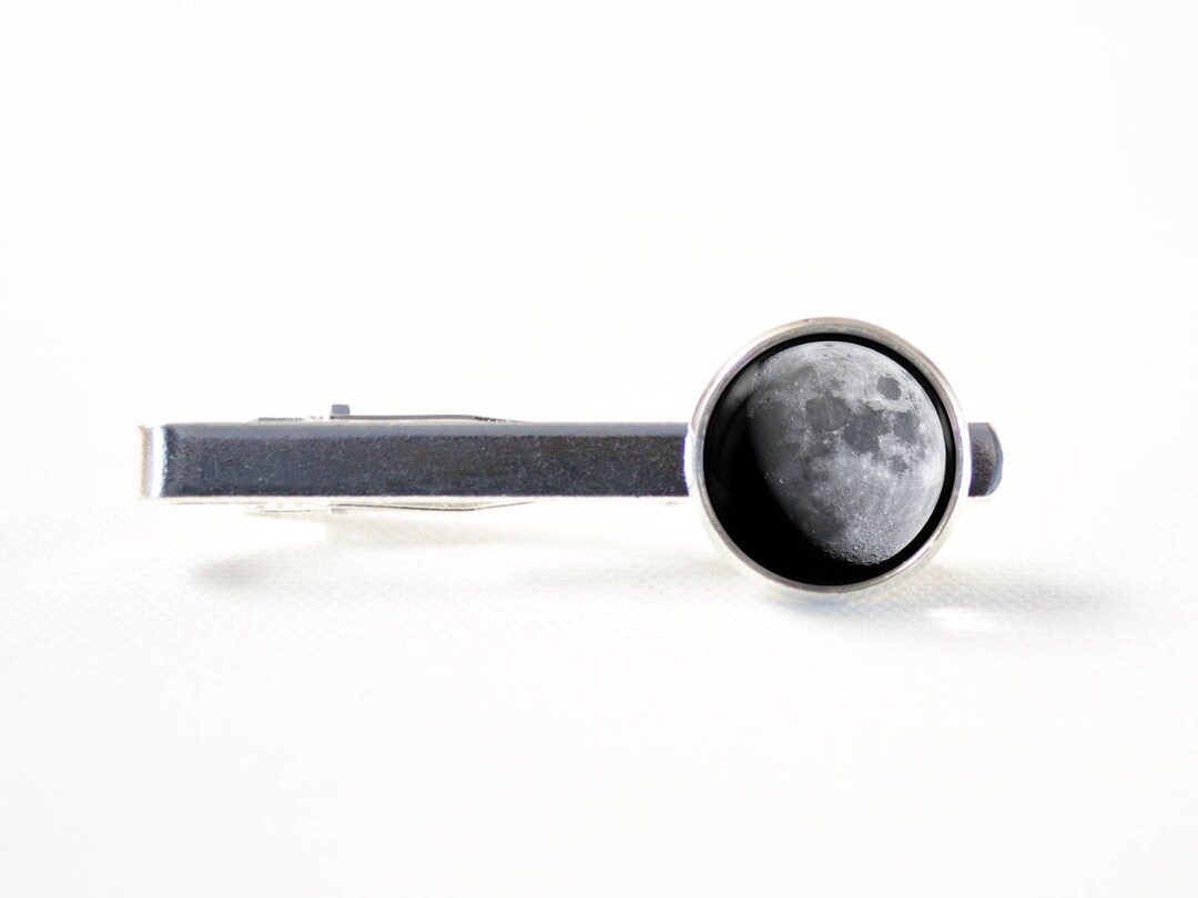 Full Moon Tie Clip Tie Clip for Men Moon Jewelry Luna Tie Clip Outer ...