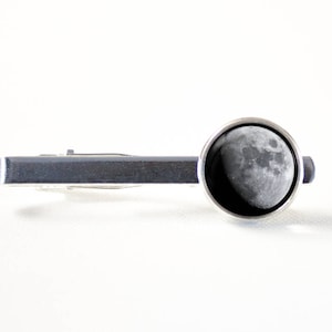 Full Moon Tie Clip Tie Clip for Men Moon Jewelry Luna Tie Clip Outer ...
