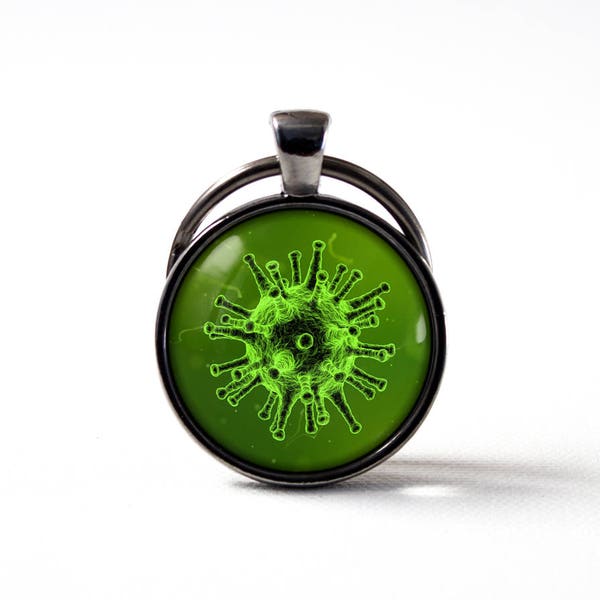 Virus Keychain - Etsy