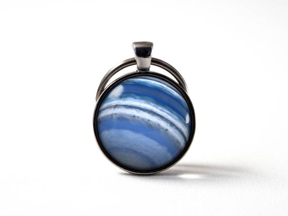 Solar System Glass Keychain Keyring Neptune Keychain Planets | Etsy