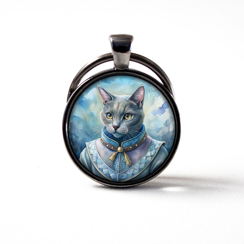 Cat Keychain - Etsy