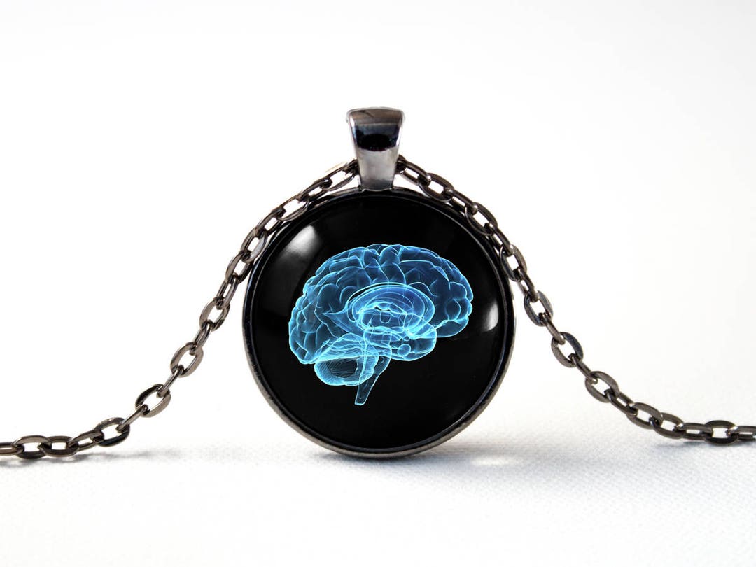Human Brain Necklace Anatomical Necklace Jewellery Necklace Brain ...