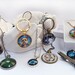 Planets Glass Pendant Solar System Earth Keychain Keyring Earth Key ...