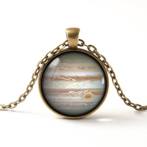 Jupiter Pendant Planet Necklace for Him Women Pendant Gift Necklace ...