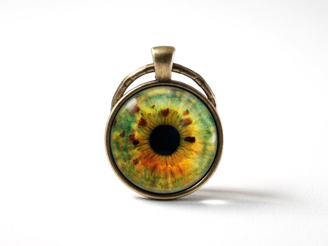 Glass Eye Necklace Human Eye Pendant Opthalmology Gifts Human Eye ...