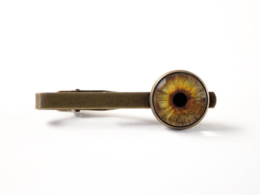 Opthalmology Tie Clips Eyes Men Jewelry Human Eye Tie Bar Brown Eye ...