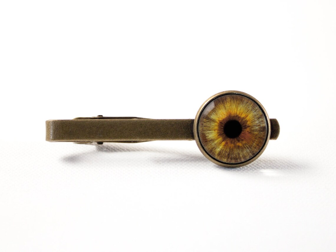 Opthalmology Tie clips Eyes Men jewelry Human eye Tie bar | Etsy