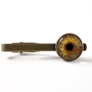 Opthalmology Tie Clips Eyes Men Jewelry Human Eye Tie Bar Brown Eye ...