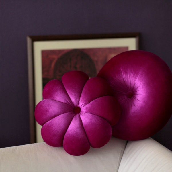 Magenta Pillow - Etsy