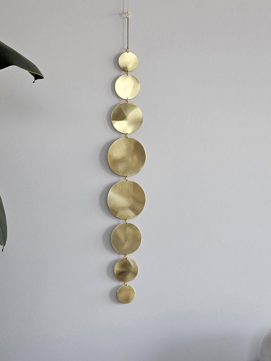LEAH Brass Kinetic Mobile, Handmade Balancing Art, Decorative Home ...