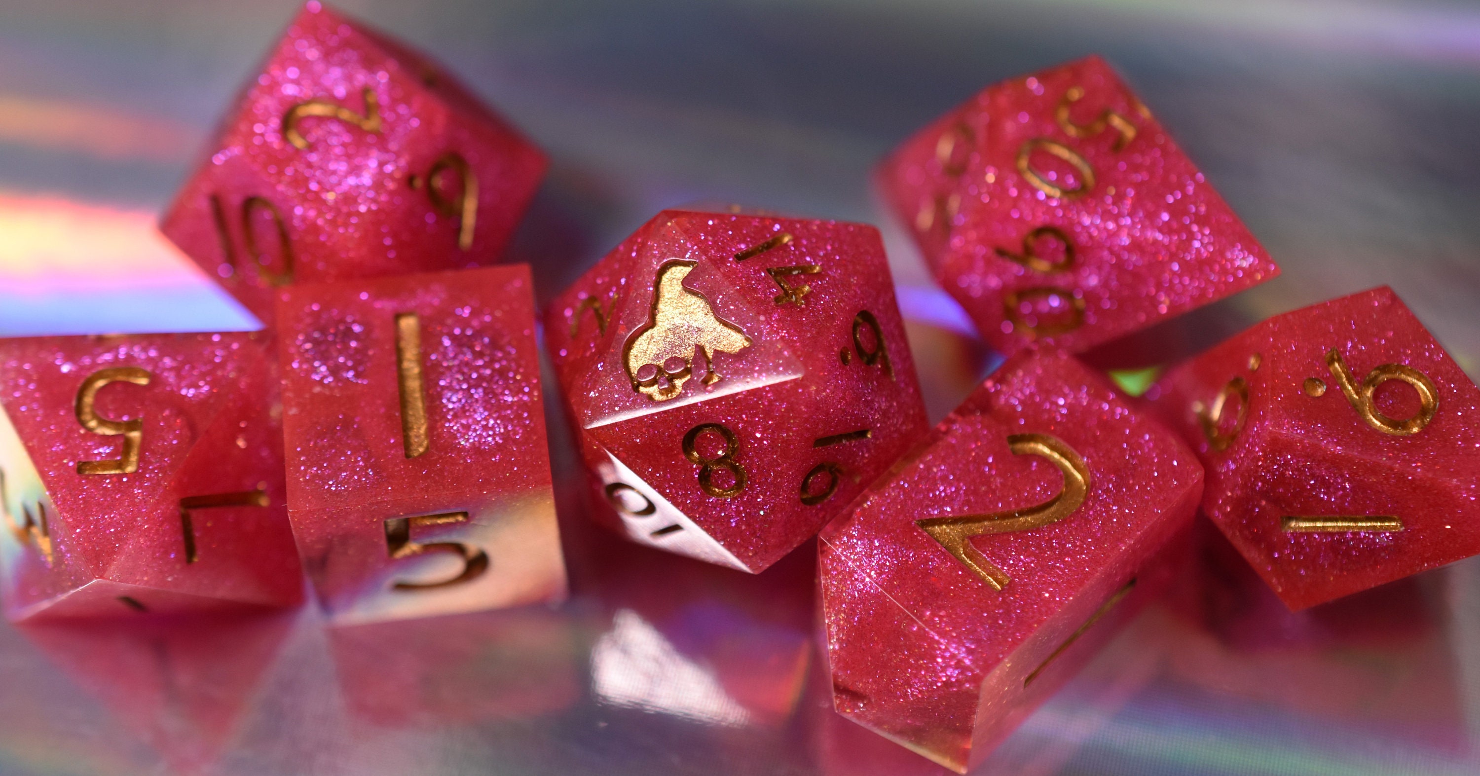 Barbie Girl Sharp-edge Dnd Dice Set - Etsy