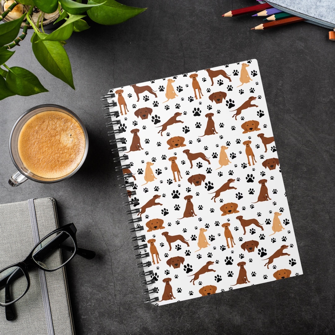 Rhodesian Ridgeback Dog Spiral Notebook - Ruled Line, Dog Mom Gift ...
