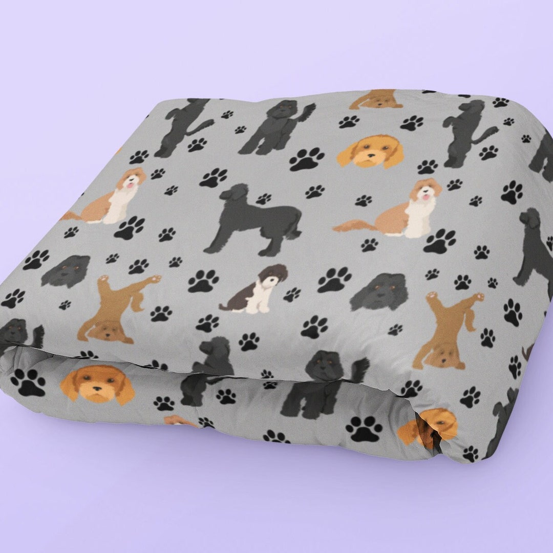 Labradoodle Blanket, Labrador Retriever Poodle Mix Gift, Dog Mom Gift ...