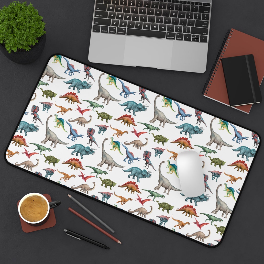 Dinosaur Desk Mat, Science Teacher Gift, School Office Supplies ...