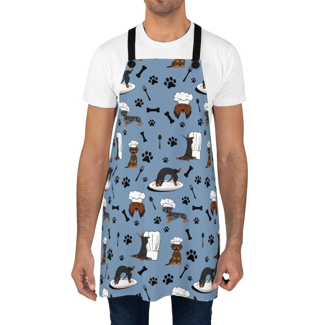 Dachshund Apron, Weiner Dog Mom Gift, Doxie Lover Present, Hostess ...