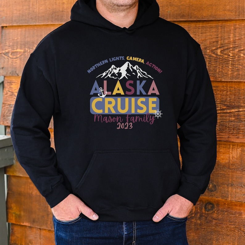 Alaska Cruise Hooded Shirt, Custom Cruise Shirt, Personalized Cruise ...