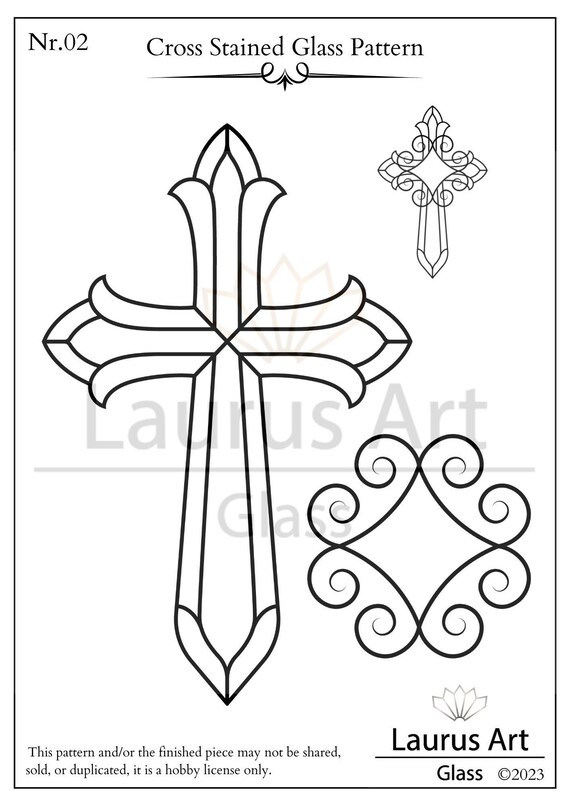 Printable Cross Pattern