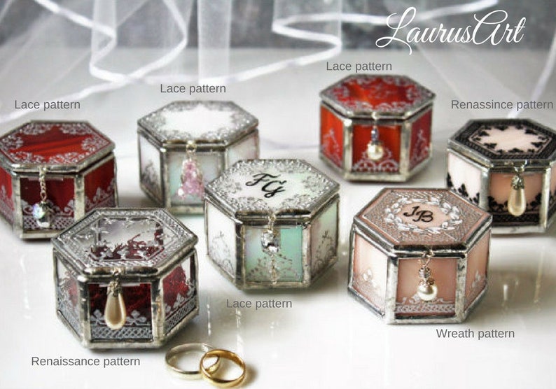 Custom Wedding Ring Box With a Pillow, Wedding Keepsake, Heirloom ...